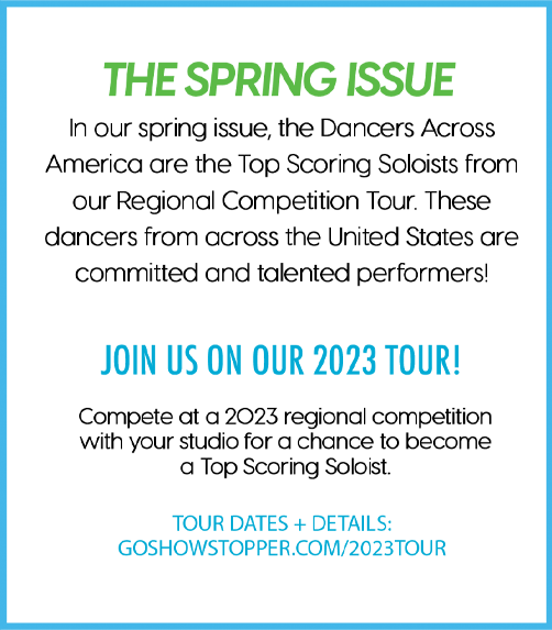 Dancers Across America Spring 2023 | Showstopper Magazine Online