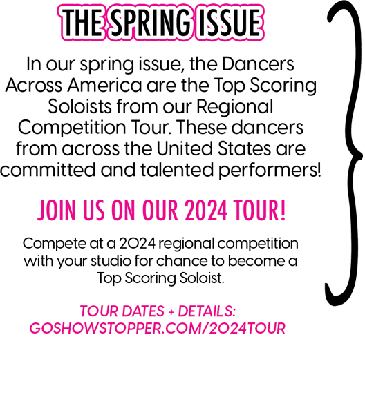Dancers Across America Spring 2024 | Showstopper Magazine Online