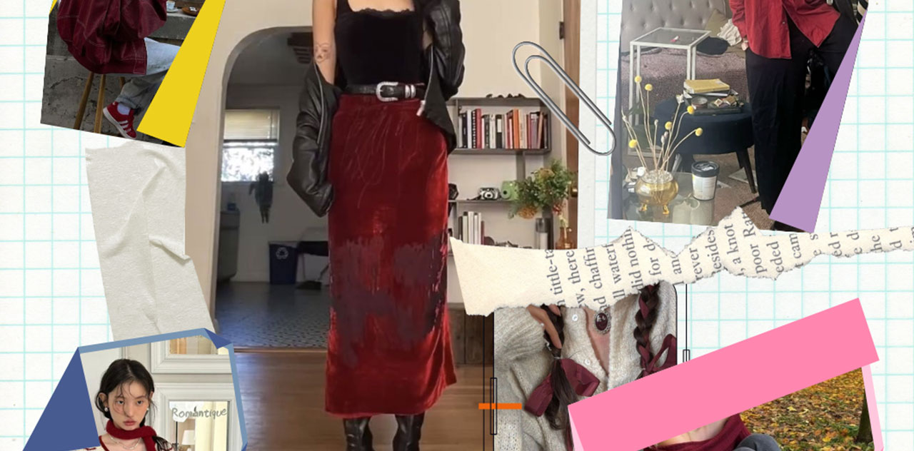 This is Your Sign to Go Back to School in Burgundy | Showstopper ...